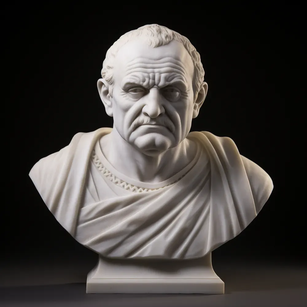 Roman Empire Marble Busts Midjourney Prompt | PromptBase