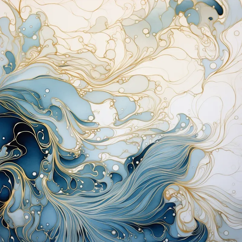 Japanese Floating Ink Designs Midjourney Prompt | PromptBase