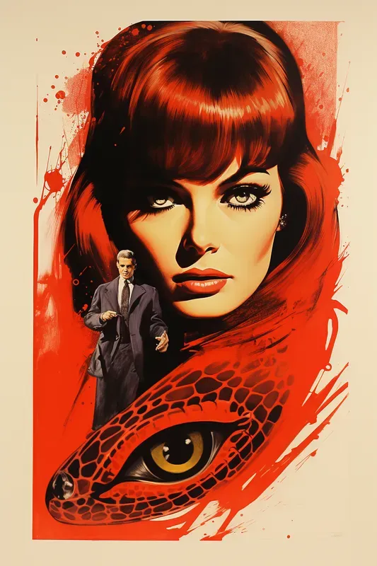 Vintage Spy Movie Posters Midjourney Prompt | PromptBase