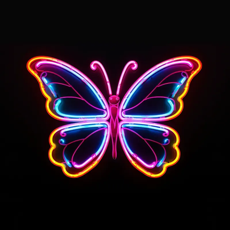 Simple Neon Signs Midjourney Prompt | PromptBase