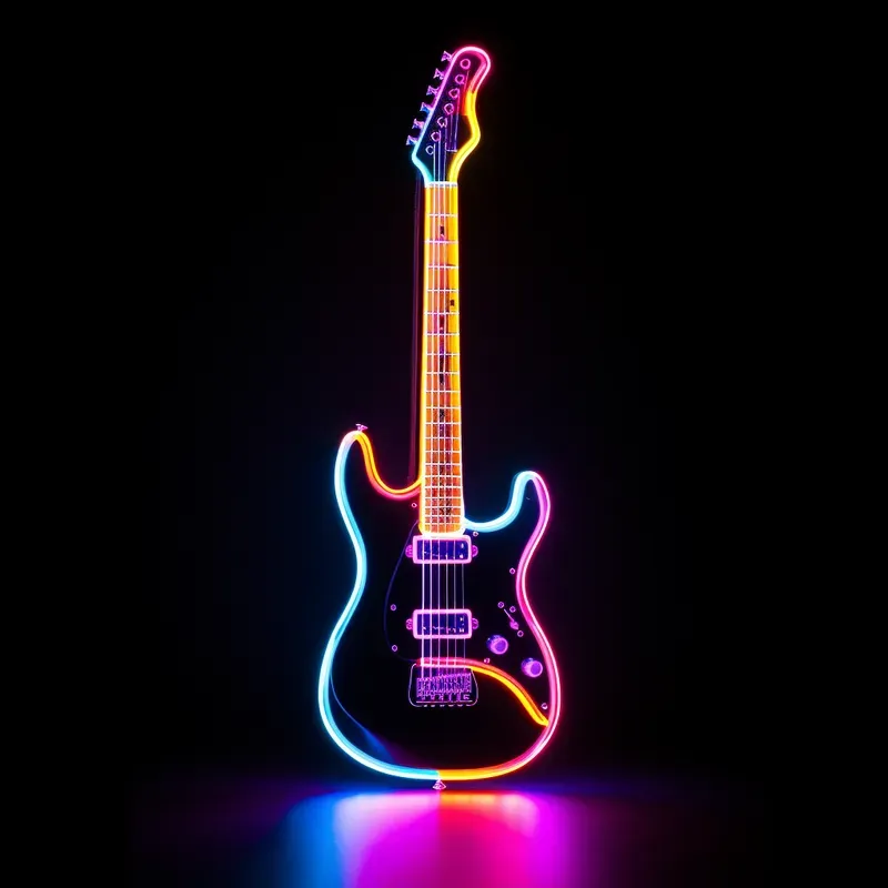 Simple Neon Signs Midjourney Prompt | PromptBase