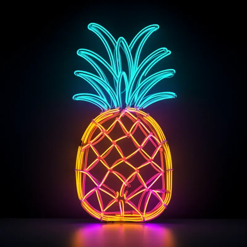 Simple Neon Signs Midjourney Prompt | PromptBase