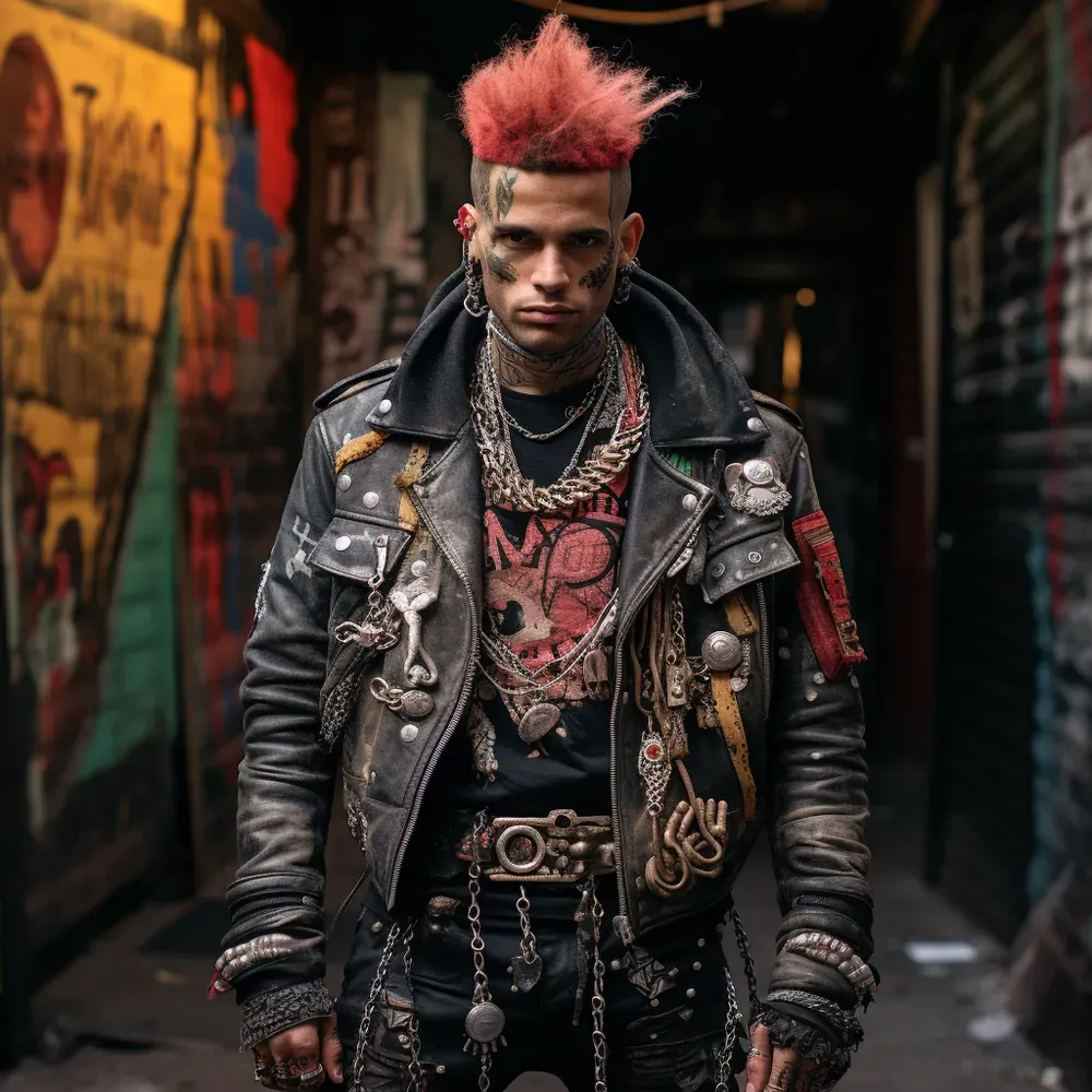 Street Punk Fashion Midjourney Prompt | PromptBase