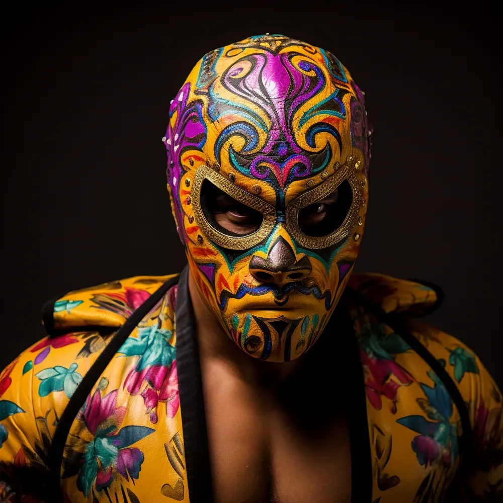 Lucha Libre Masks Midjourney Prompt | PromptBase