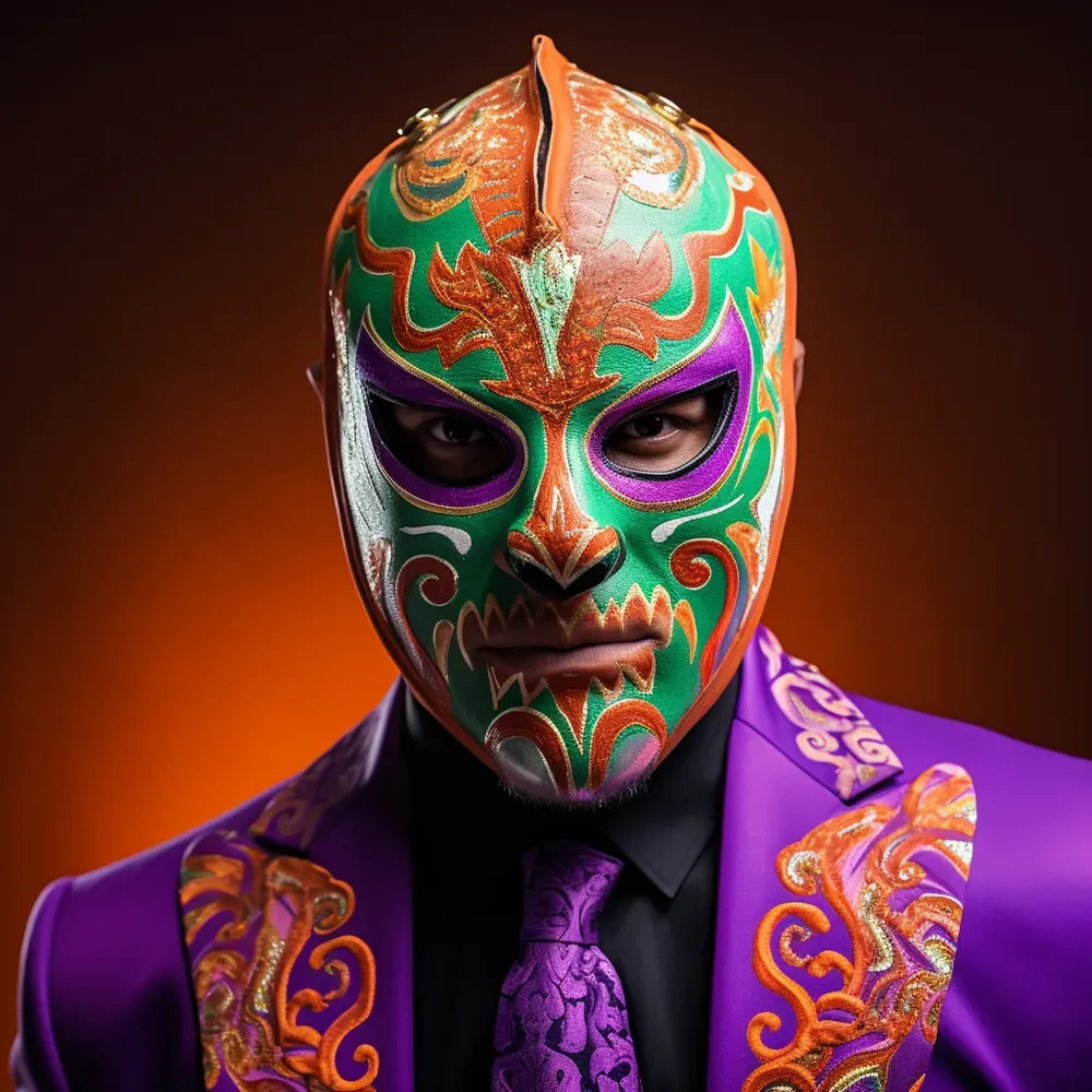 Lucha Libre Masks Midjourney Prompt | PromptBase