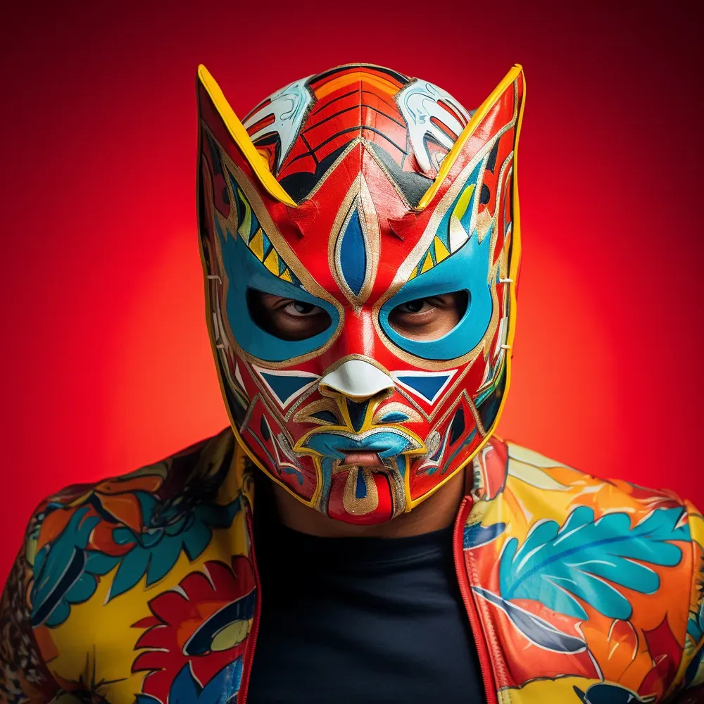 Lucha Libre Masks Midjourney Prompt | PromptBase