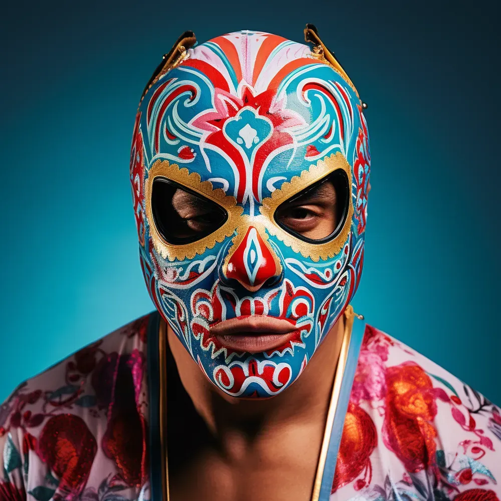 Lucha Libre Masks Midjourney Prompt | PromptBase