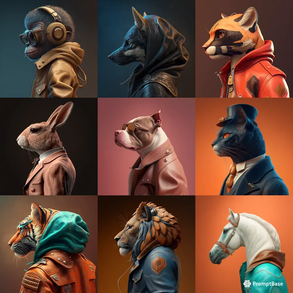 NFT Animals Midjourney Prompt | PromptBase