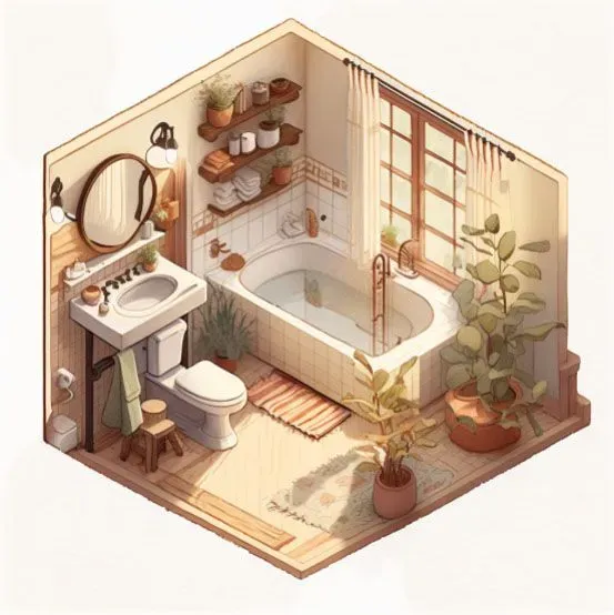 Cozy Isometric Rooms Midjourney Prompt | PromptBase