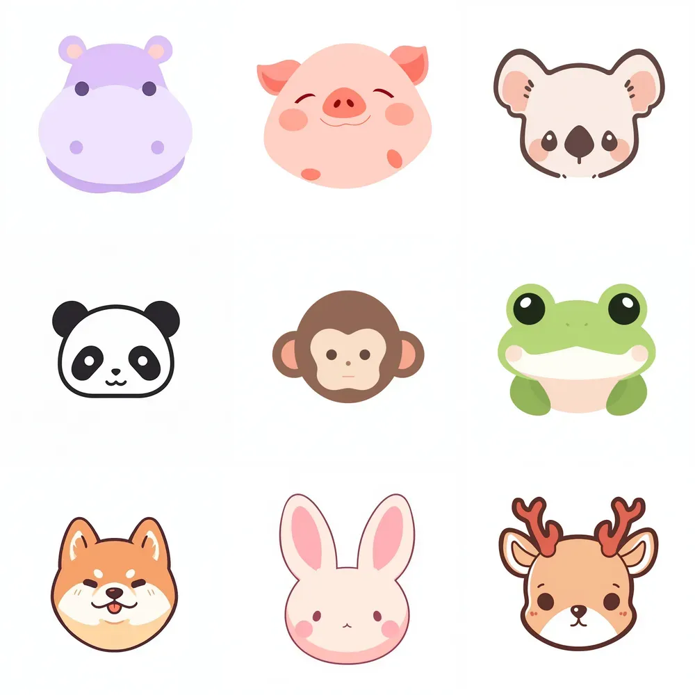 Cartoon Icons And Favicons Midjourney Prompt | PromptBase