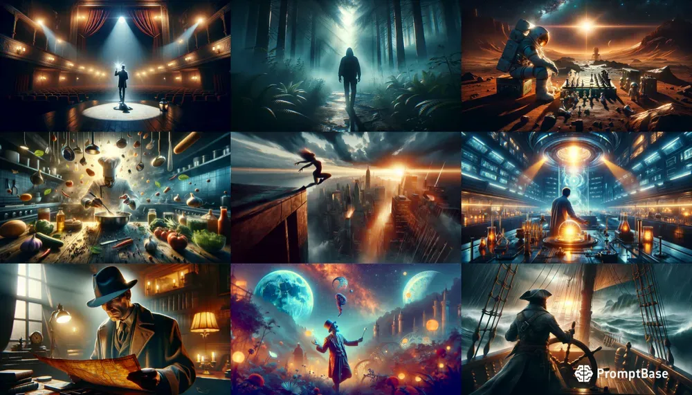 Dynamic Cinematic Thumbnails DALL·E Prompt | PromptBase