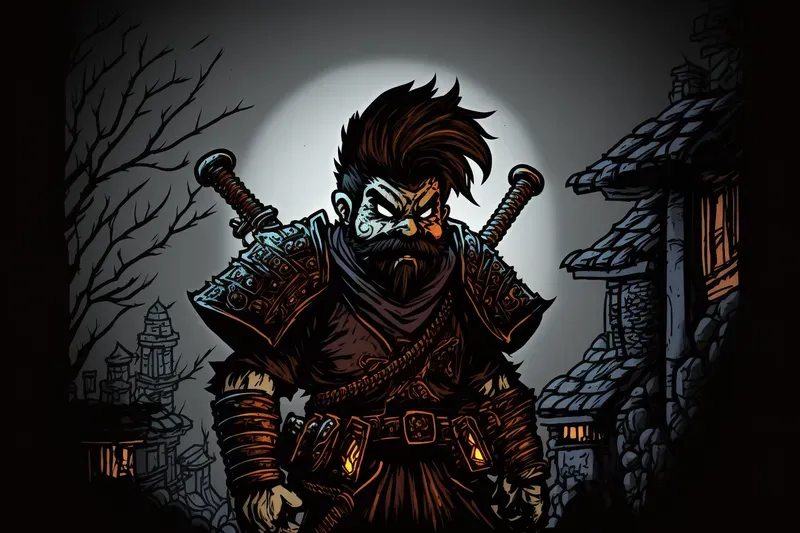 Grim Cartoon RPG Characters Midjourney Prompt | PromptBase