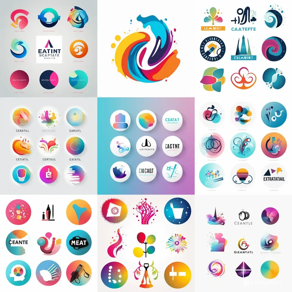 Creative Art Logos Midjourney Prompt | PromptBase