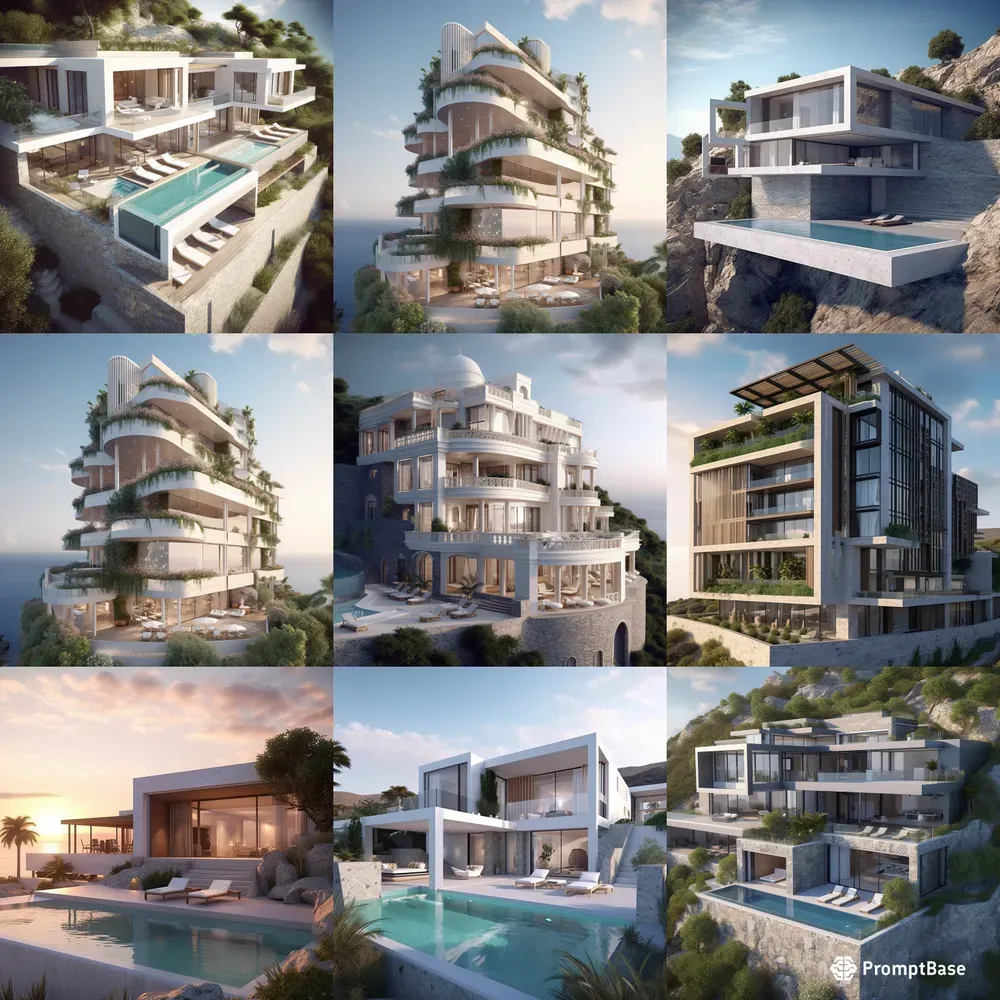 Traditional Green Fusion Architectures Midjourney Prompt | PromptBase