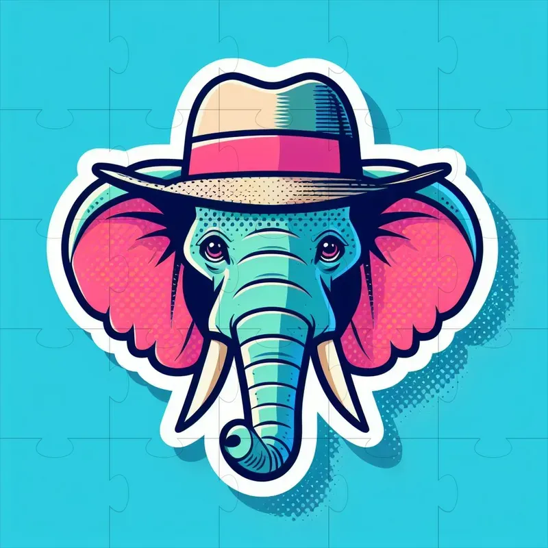 Colorful Heads In Pop Art Style Stickers DALL·E Prompt | PromptBase