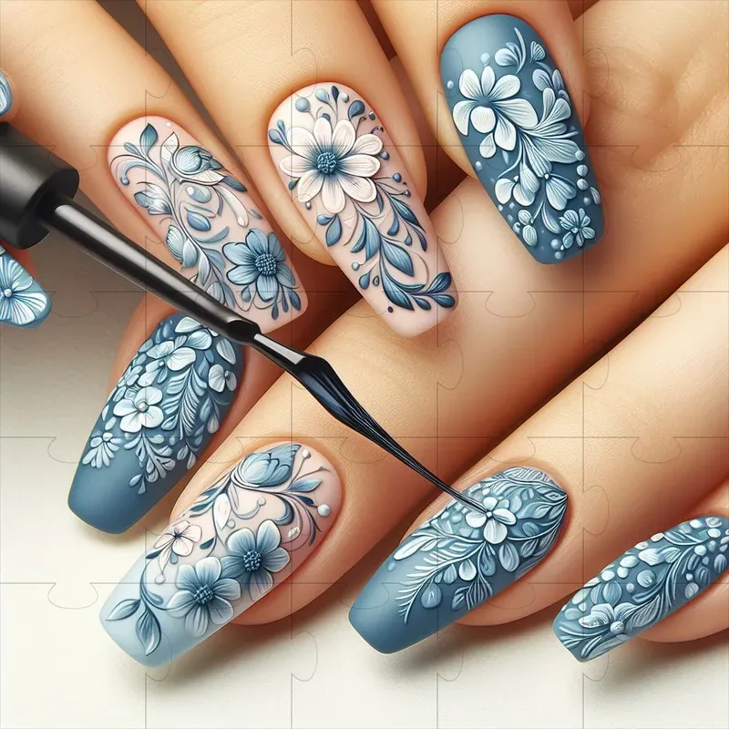 Realistic Spring Nail Designs DALL·E Prompt | PromptBase