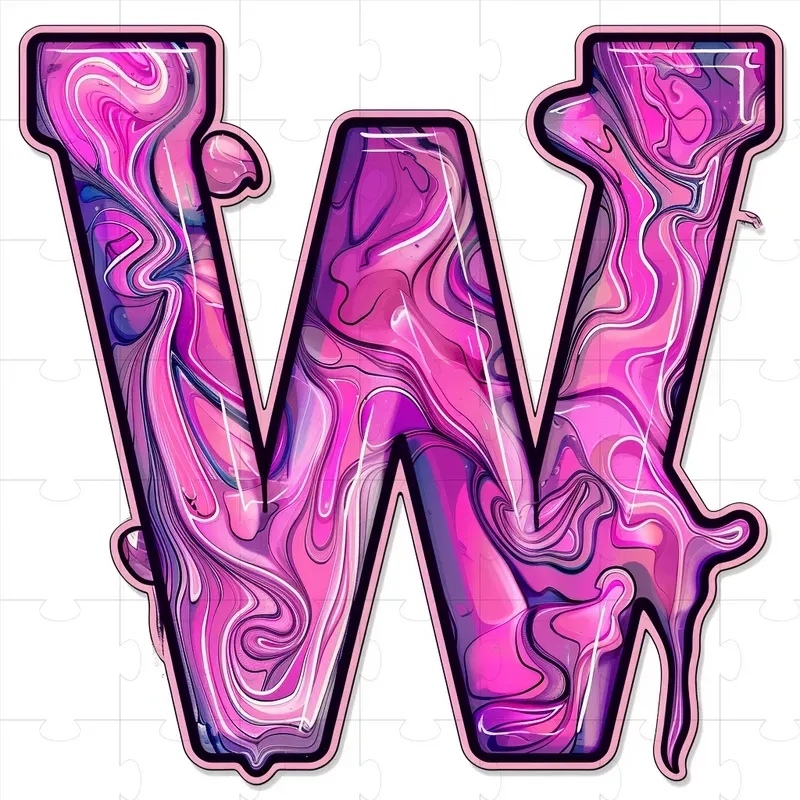 Mesmerizing Letters With Crazy Colors Midjourney Prompt | PromptBase