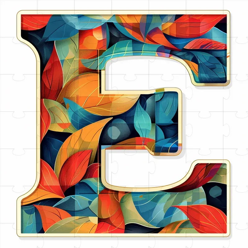 Cubist Letters Midjourney Prompt | PromptBase