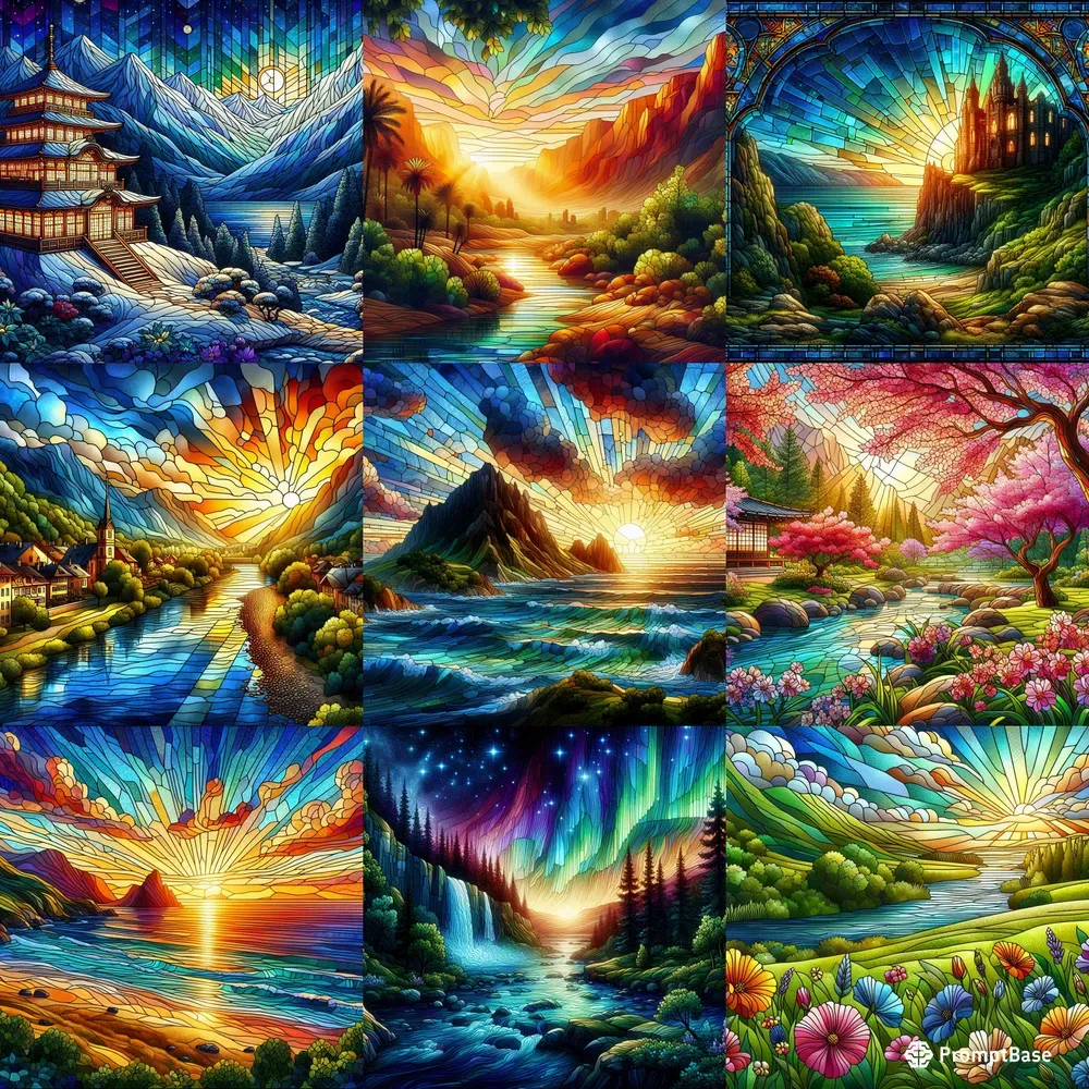 Ethereal Window Views DALL·E Prompt | PromptBase