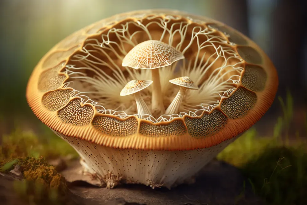 Fungi Kingdoms Ultra-realistic Midjourney Prompt | PromptBase