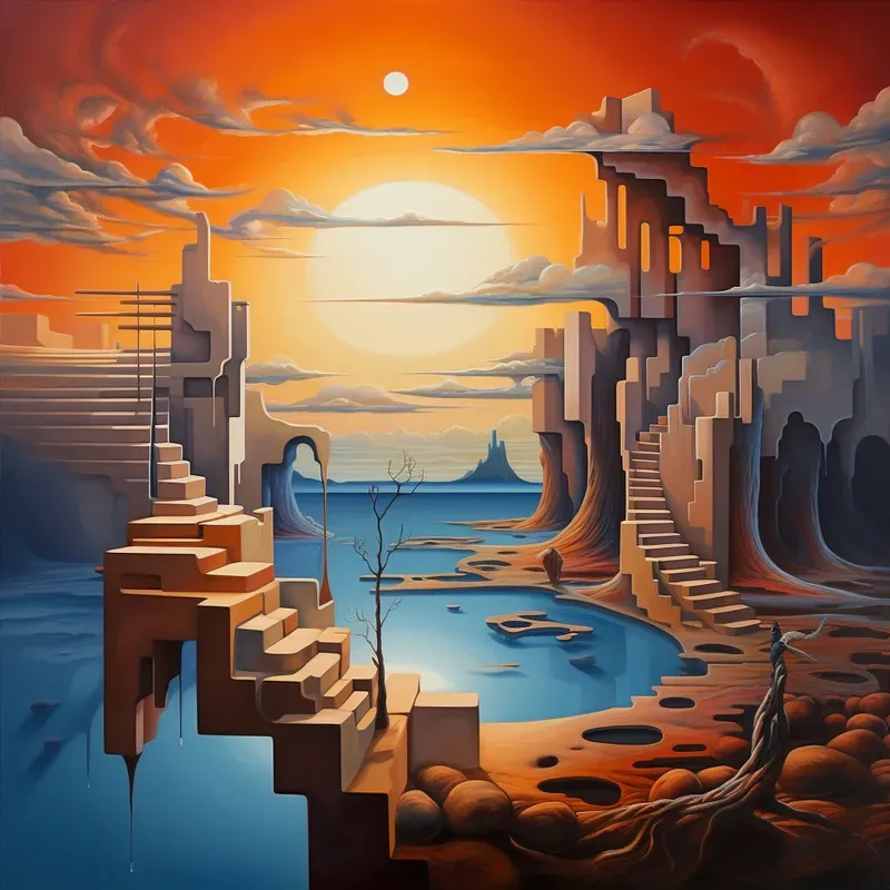 Surrealism Painting Style Art Generator Midjourney Prompt | PromptBase