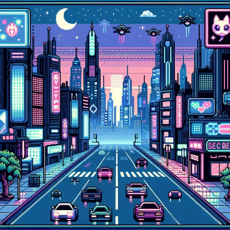2D Video Game Backgrounds DALL·E Prompt | PromptBase