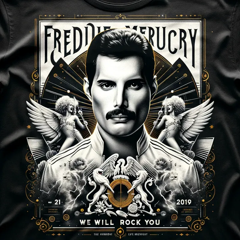 Musical Legends Vintage Tshirt Designs DALL·E Prompt | PromptBase