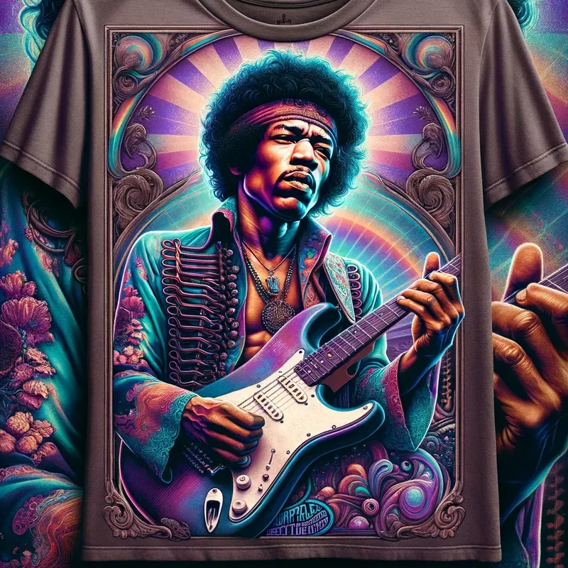 Musical Legends Vintage Tshirt Designs DALL·E Prompt | PromptBase