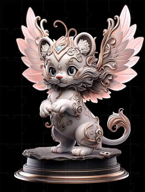 Chibi Dreamscape Kung Fu Wings Porcelains Midjourney Prompt | PromptBase