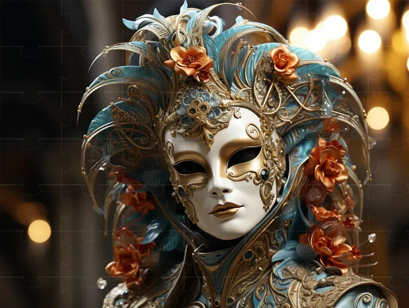 Gothic Masquerades Venice Carnival Nights Midjourney Prompt | PromptBase
