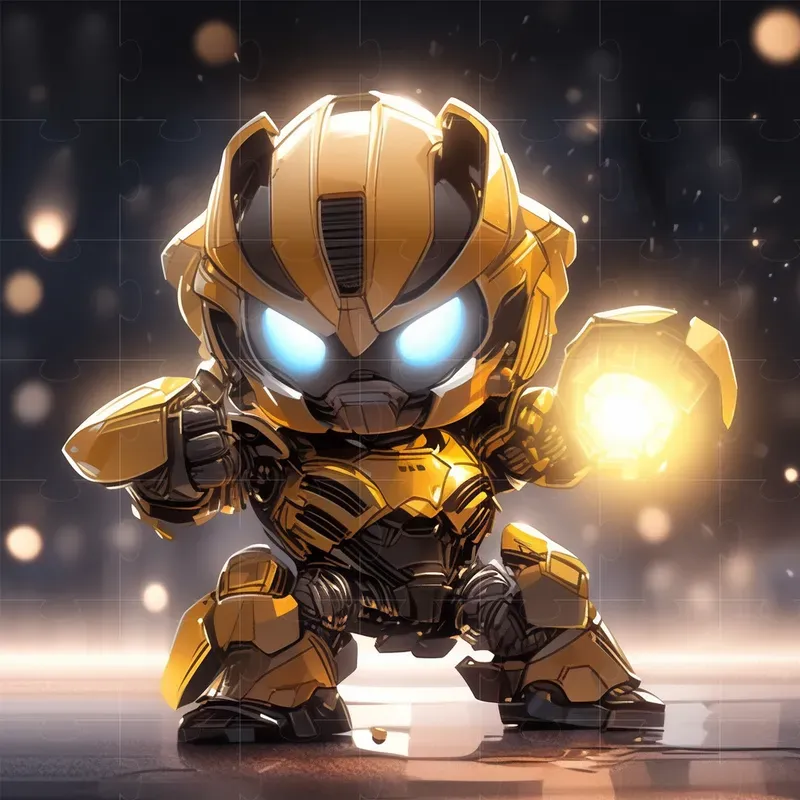 Chibi Transformers Mini Heroes Midjourney Prompt | PromptBase