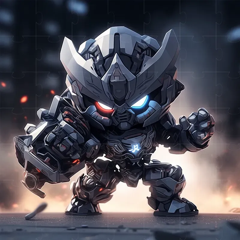 Chibi Transformers Mini Heroes Midjourney Prompt | PromptBase