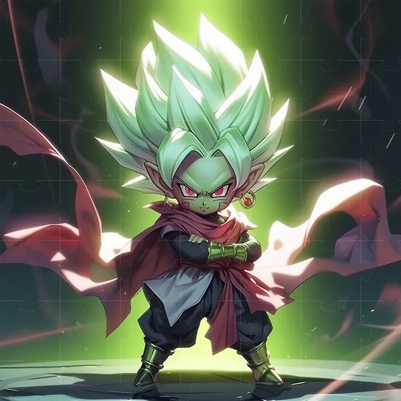 Super Chibi Showdown Dragon Ball Actions Midjourney Prompt | PromptBase