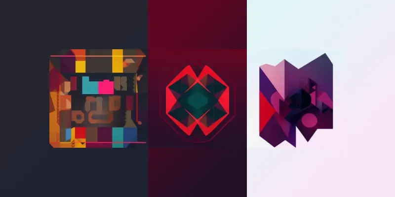 Geometric Logos With Neoncolors Stable Diffusion Prompt | PromptBase