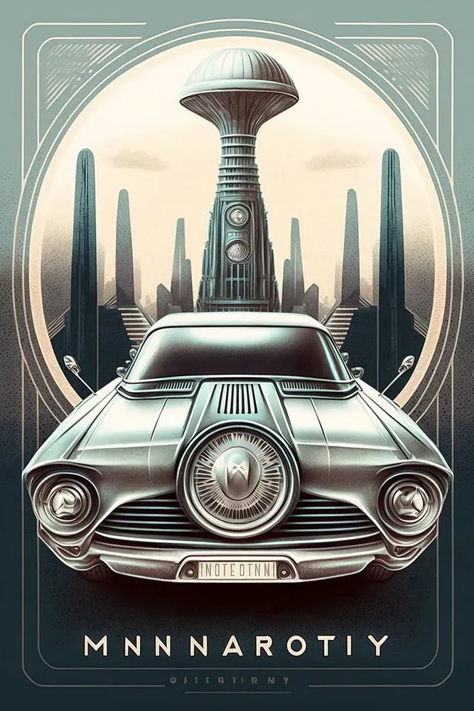 Retro Car Poster Designs Midjourney Prompt | PromptBase