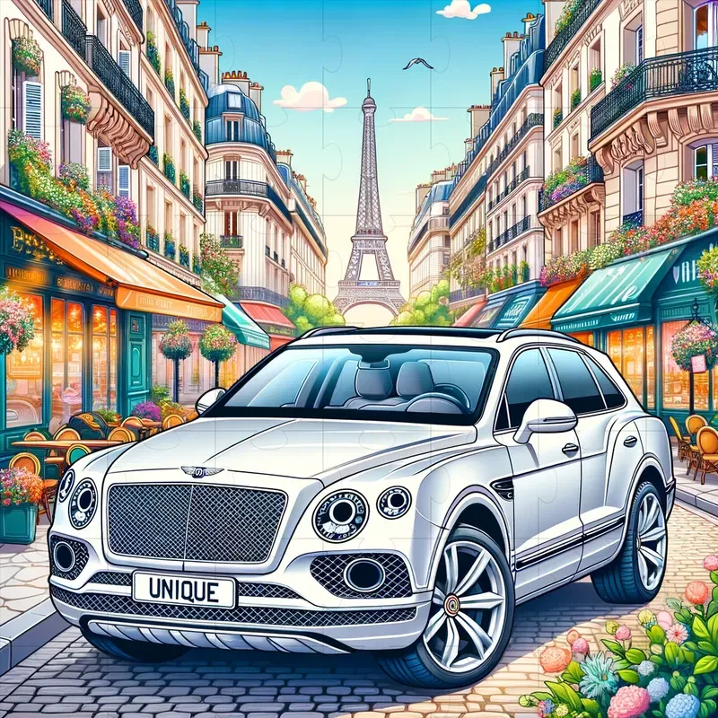 Cars With Customizable License Plates DALL·E Prompt | PromptBase