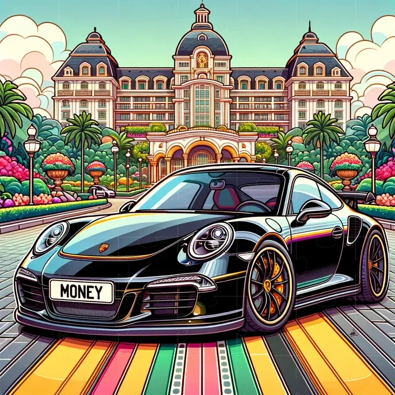 Cars With Customizable License Plates DALL·E Prompt | PromptBase