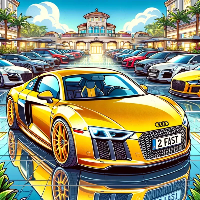 Cars With Customizable License Plates DALL·E Prompt | PromptBase