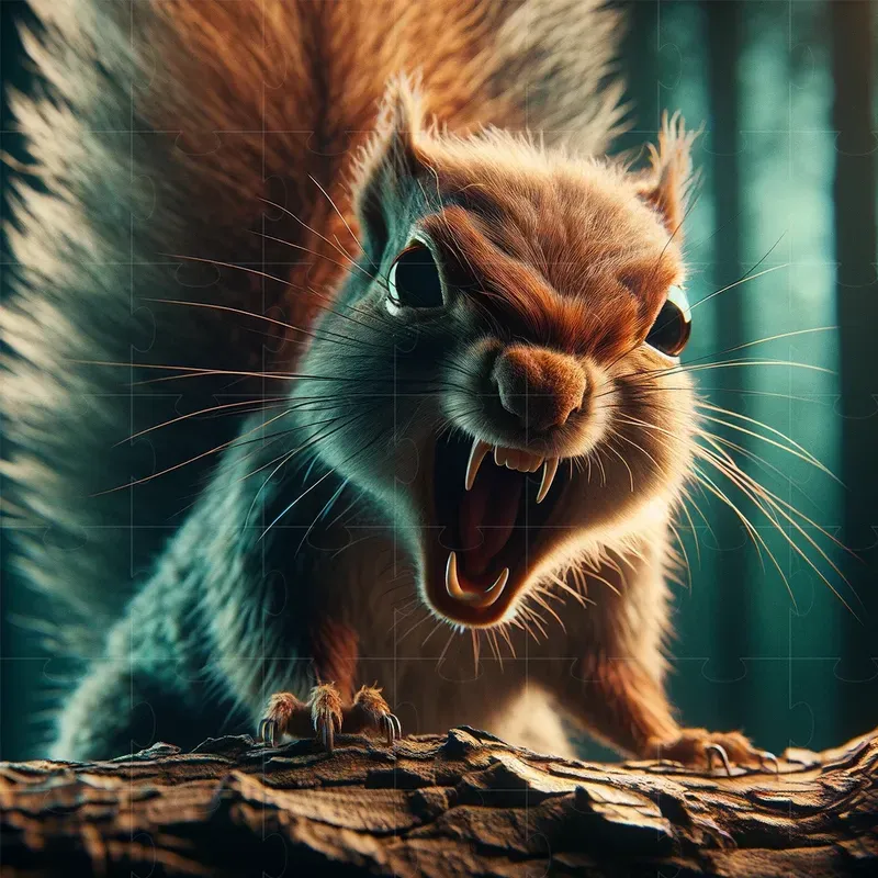 Cinematic Angry Animals DALL·E Prompt | PromptBase