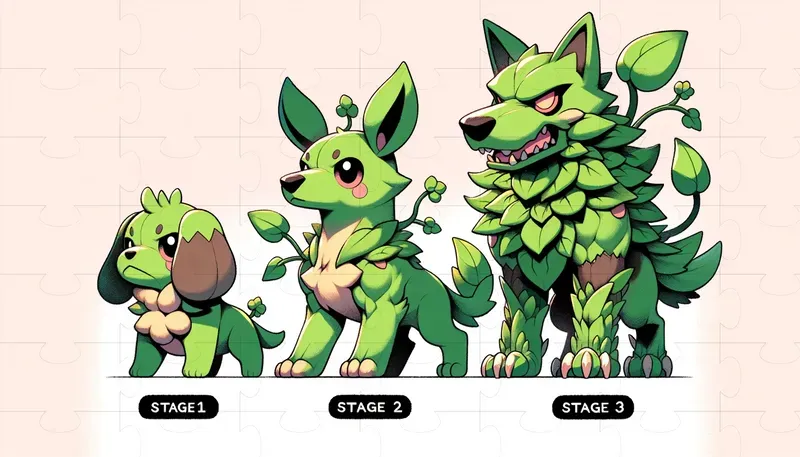 Pokemon Evolutions DALL·E Prompt | PromptBase