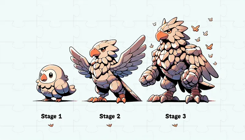 Pokemon Evolutions DALL·E Prompt | PromptBase