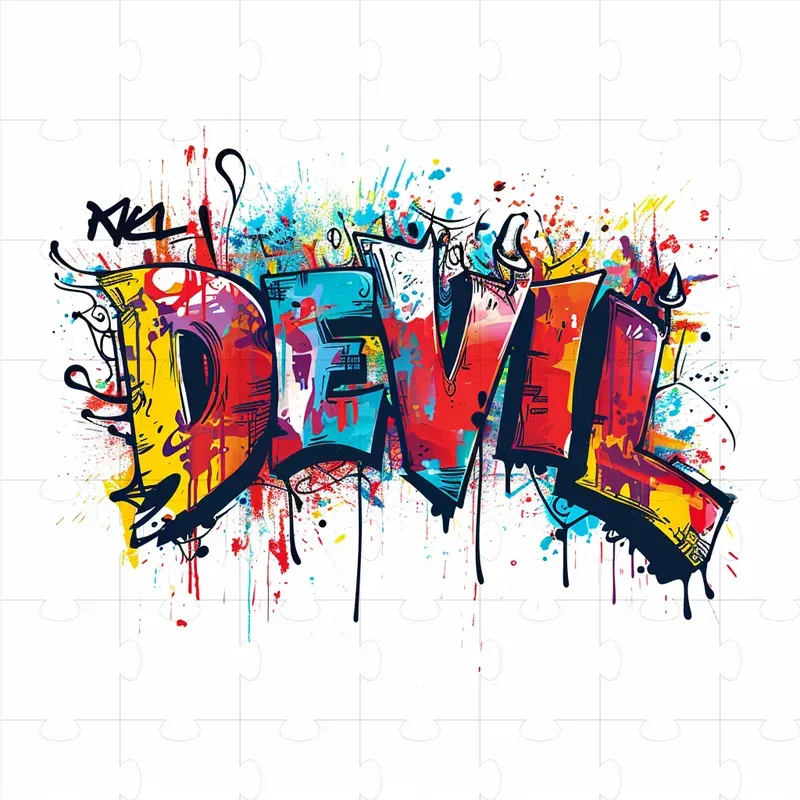 Graffiti Texts Midjourney Prompt | PromptBase