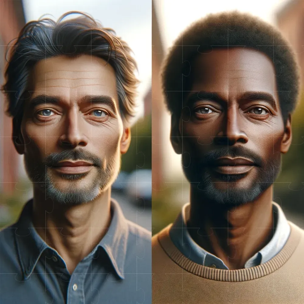 Same People Different Races DALL·E Prompt | PromptBase