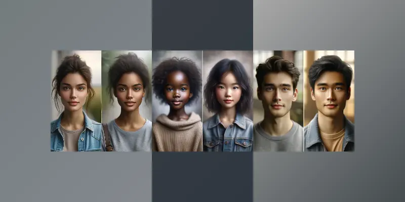 Same People Different Races DALL·E Prompt | PromptBase