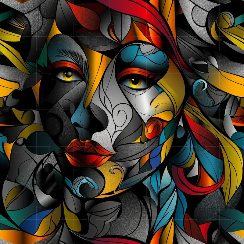 Colorful Abstract Seamless Patterns Midjourney Prompt | PromptBase
