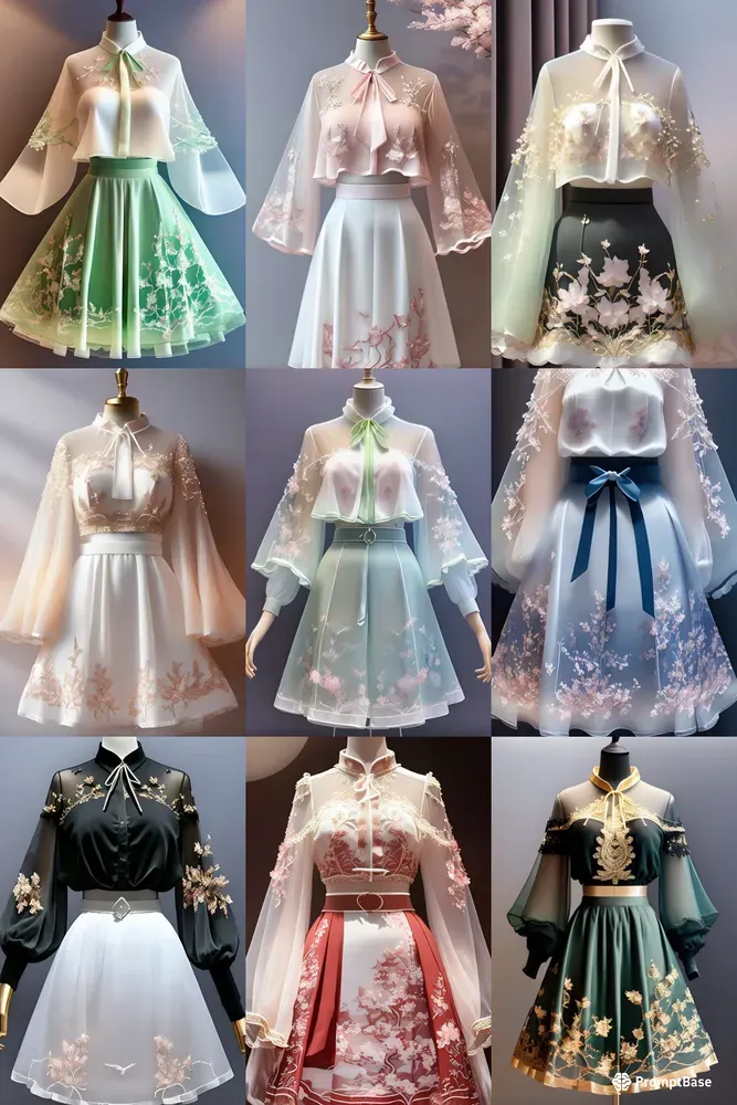 Beautiful Gauze Skirts Stable Diffusion Prompt | PromptBase