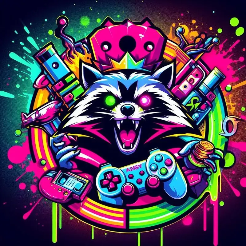 Vibrant Gaming Themed Icons DALL·E Prompt | PromptBase