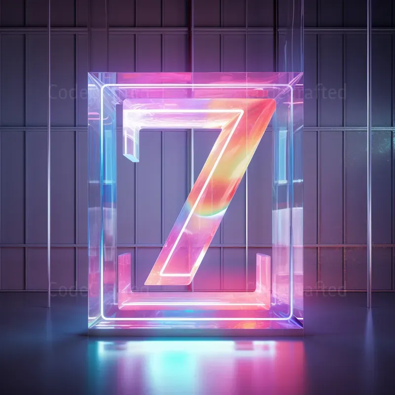 3D Numbers With Frosted Glass Effects Midjourney Prompt | PromptBase