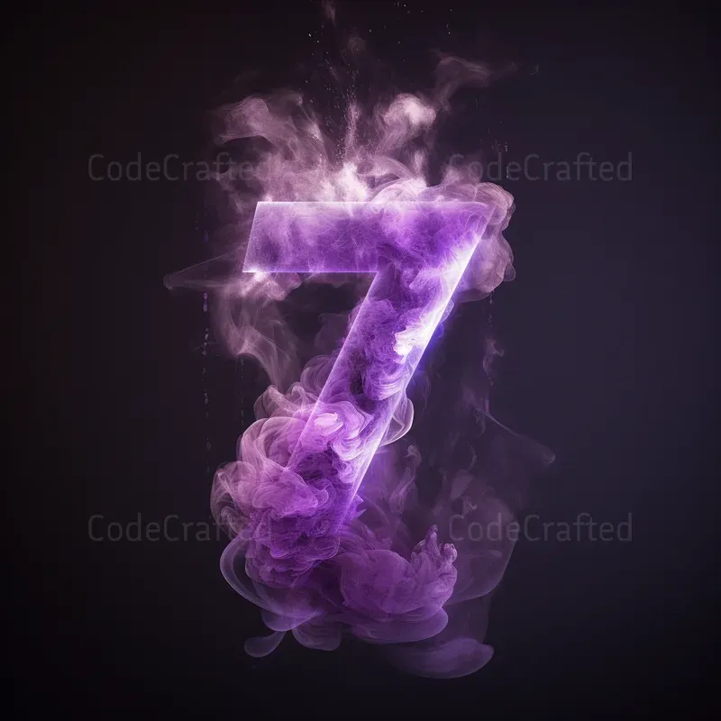 Glowing And Smoking Numbers Midjourney Prompt | PromptBase