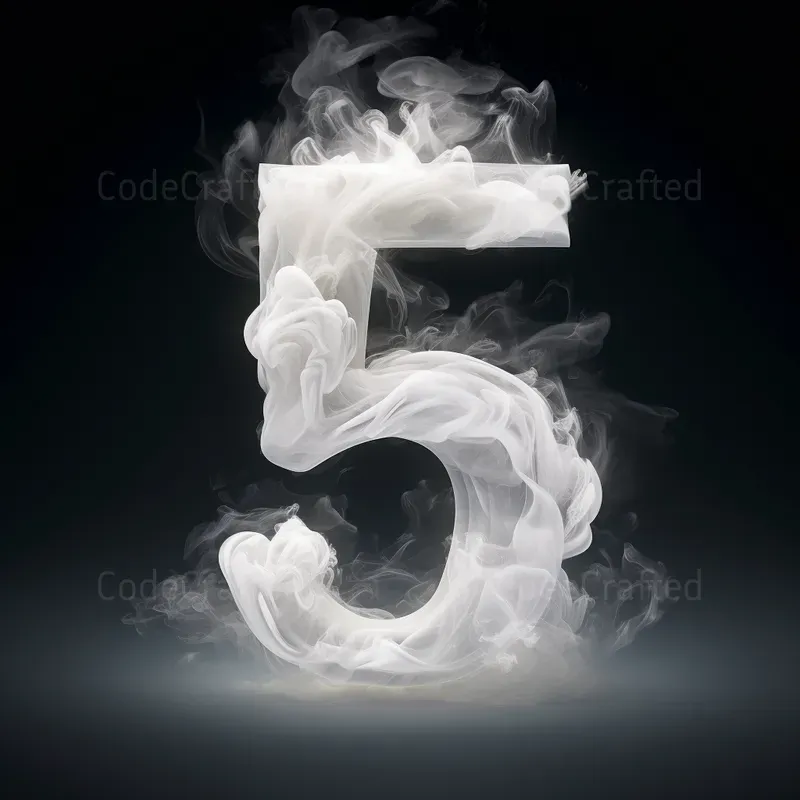 Glowing And Smoking Numbers Midjourney Prompt | PromptBase